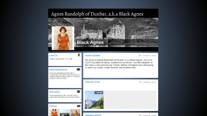 Agnes Randolph of Dunbar, a.k.a Black Agnes by Rayna Rogers on Prezi