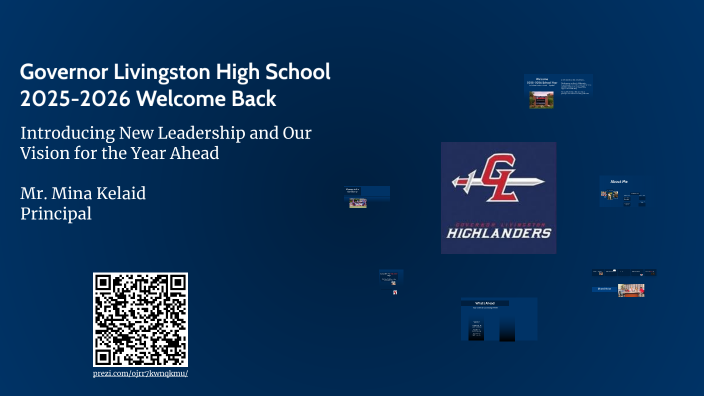 Governor Livingston High School 2025-2026 Welcome Back by Mina Kelaid ...