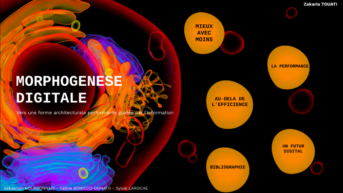 MORPHOGENESE DIGITALE by Zakaria Touati on Prezi