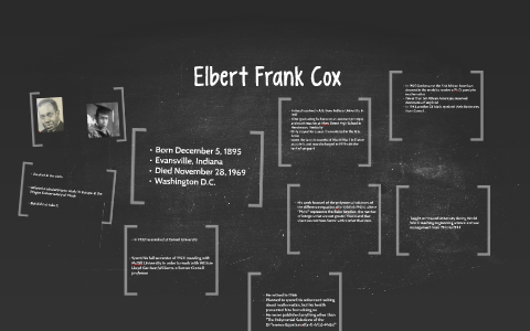 Elbert Frank Cox by isabella saba on Prezi