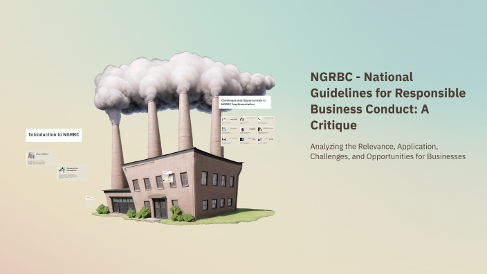 NGRBC - National Guidelines for Responsible Business Conduct: A ...