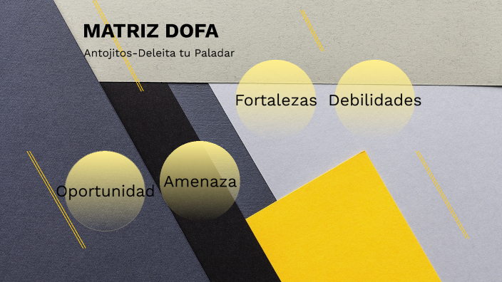 MATRIZ DOFA by SANDRA GUSTIN on Prezi