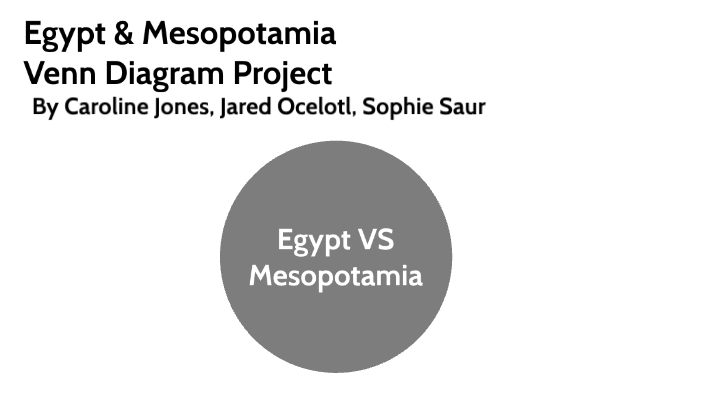 Egypt & Mesopotamia Venn Diagram Project by Caroline Jones on Prezi