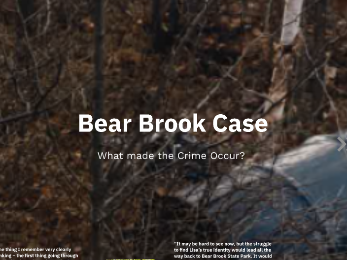Bear Brook Case by Reagan Crowdis on Prezi