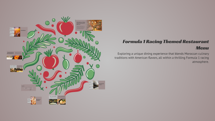 Formula 1 Racing Themed Restaurant Menu by Brayden Piche on Prezi