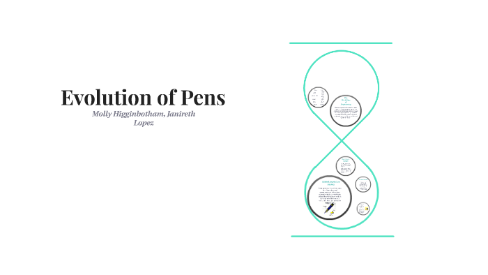 Evolution of Pens by molly higginbotham