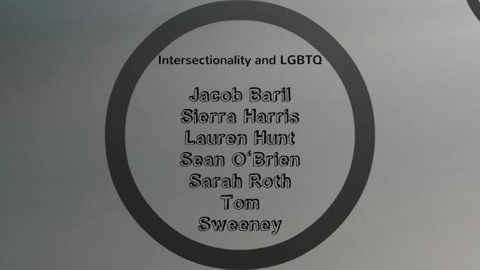 Intersectionality and LGBTQ by Jacob Baril