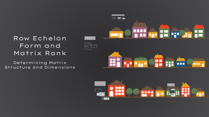 Row Echelon Form and Matrix Rank by SONAKSHI H on Prezi