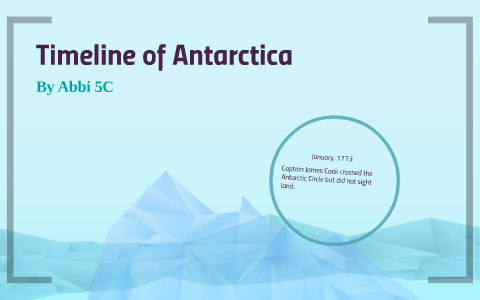 Timeline of Antarctica by Abbi D on Prezi