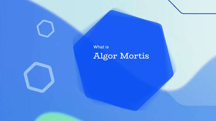 Algor Mortis - What it is and why it's important by Travis Gholson on Prezi