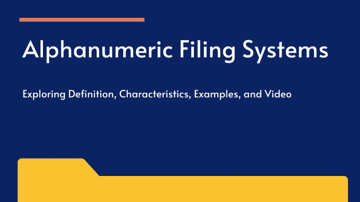 Alphanumeric Filing Systems by María Ramírez on Prezi