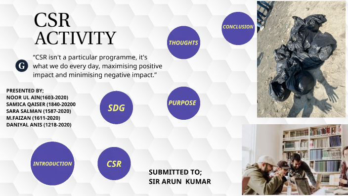CSR ACTIVITY by Rida noor on Prezi