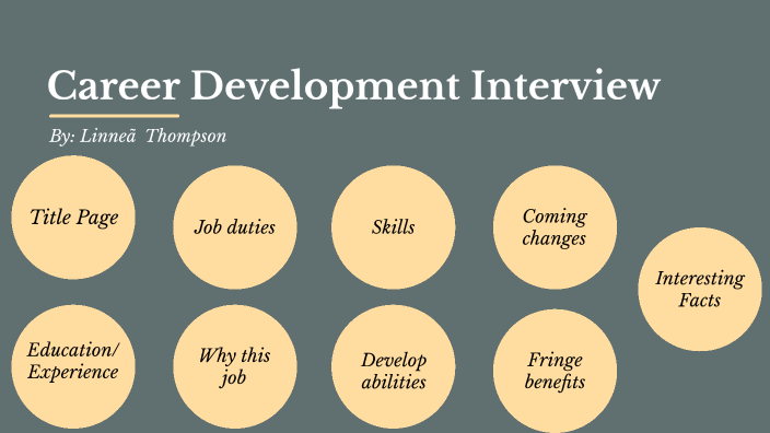 Career Interview by Linnea Thompson on Prezi