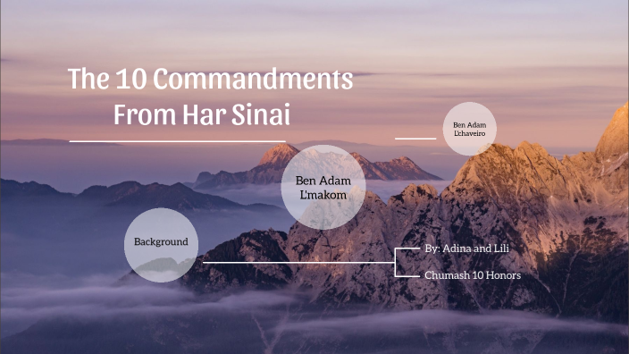 10 Commandments - Chumash Project by Adina and Lili by Aliyah Harow on ...