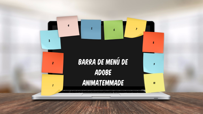 Barra de menú de Adobe Animate by Madelin Mariza Rosal Garcia on Prezi