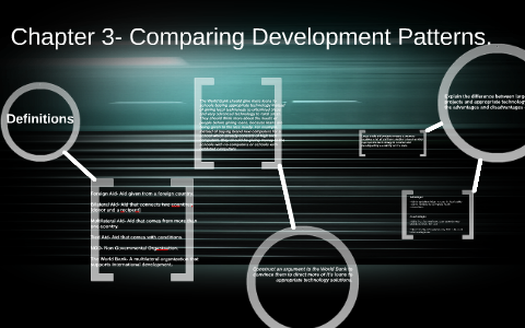 Chapter 3- Comparing Development Patterns. by Aidan Henderson on Prezi