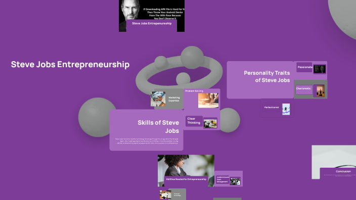 Steve Jobs Entrepreneurship by Trigg Newell on Prezi