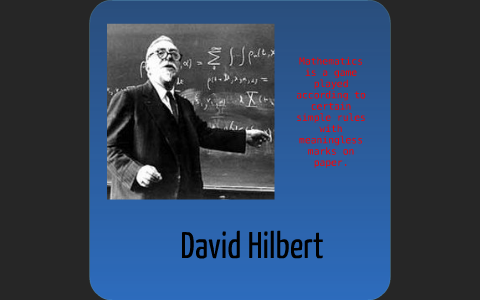 David Hilbert Quotes