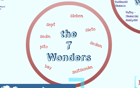 The 7 Wonders by Rachel DePue on Prezi