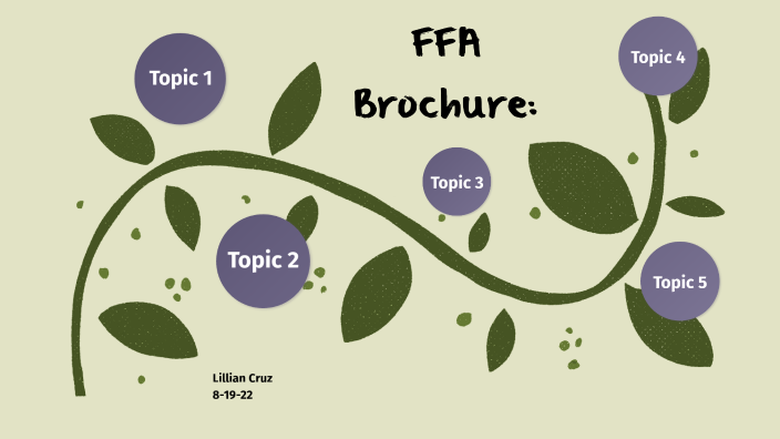 FFA Brochure. by Lillian Cruz on Prezi
