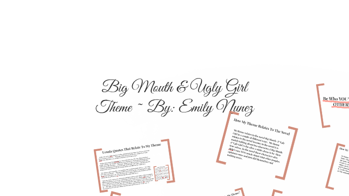 Big Mouth & Ugly Girl by Bailey Nunez