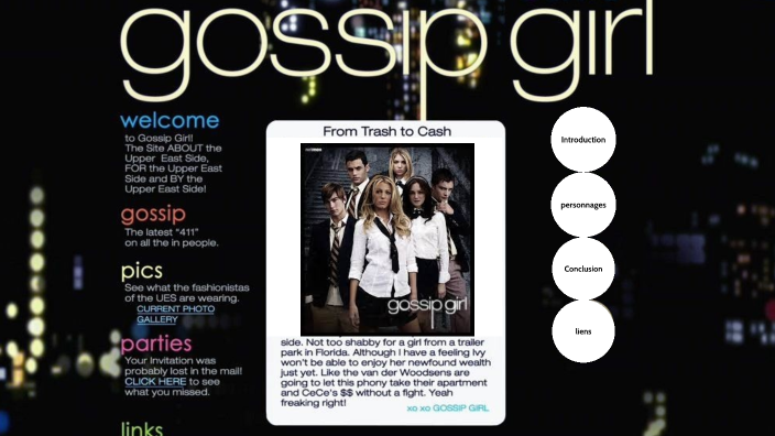 gossip girl presentation by Be Bella on Prezi