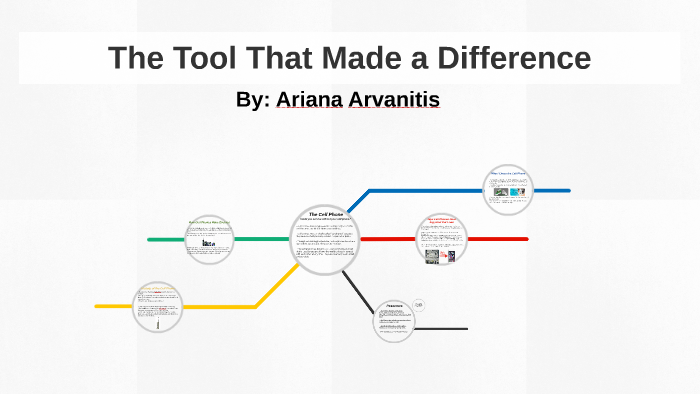 The Tool That Made a Difference by Ariana Arvanitis on Prezi