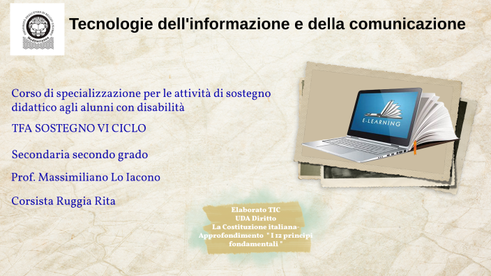 Elaborato Finale TIC TFA Sostegno VI Ciclo by RITA RUGGIA on Prezi