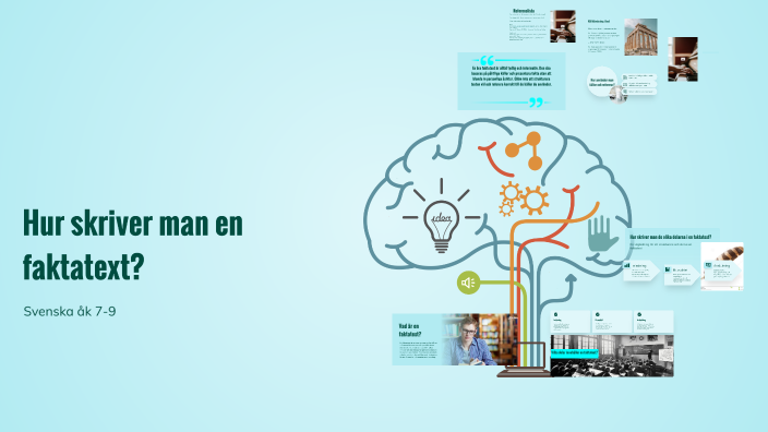 Hur man skriver en faktatext by Robin Eriksson on Prezi