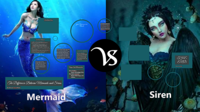 The Differences Between Mermaids and Sirens by Adriana Correia