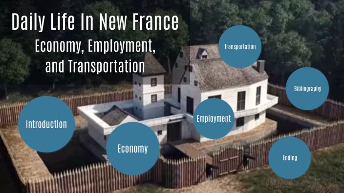 Daily Life in New France - Economy, Employment, and transportation by ...