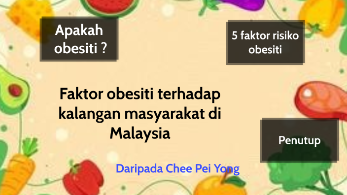 Faktor obesiti terhadap kalangan masyarakat di Malaysia by TANG MEI ...