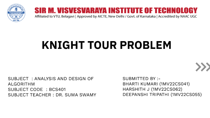 KNIGHT TOUR PROBLEM by deepanshi tripathi on Prezi