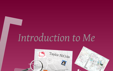 Introduction to Me by Taylor Sowers