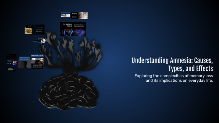 Understanding Amnesia: Causes, Types, and Effects by Jana Ashraf on Prezi