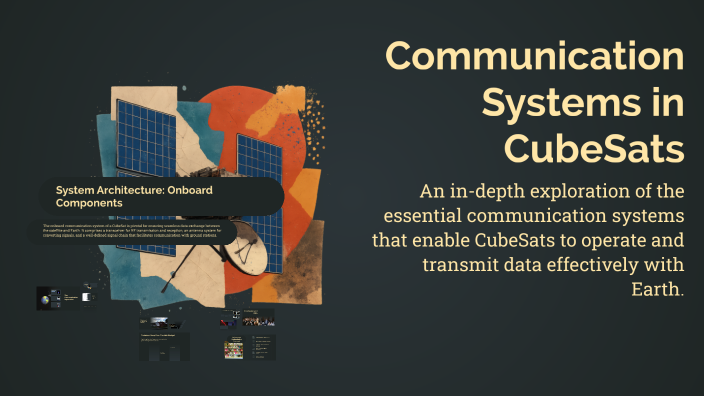 Communication Systems in CubeSats by Adham Mostafa on Prezi