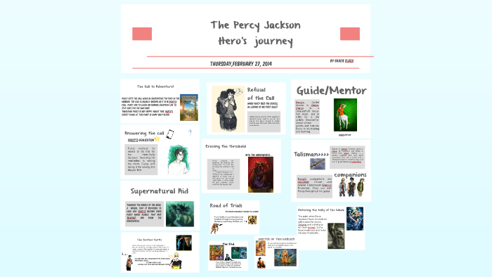 The Percy Jackson Hero's journey by gra fla on Prezi