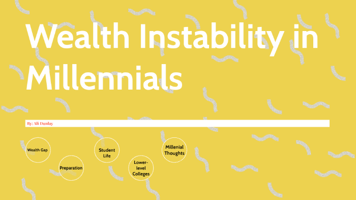 Wealth and Instability in Millennials by Ali Dunlay on Prezi