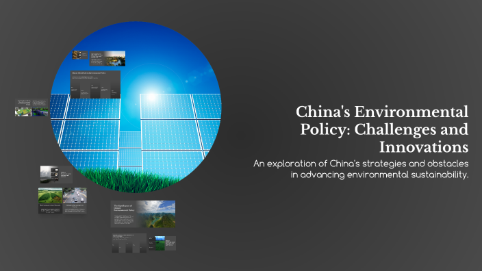 China's Environmental Policy: Challenges and Innovations by Razwan ...