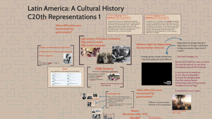 Lecture 11 Latin America: A Cultural History by Eilidh Hall on Prezi