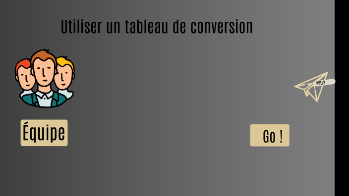 Utiliser un tableau de conversion by Mathieu Sarrat on Prezi