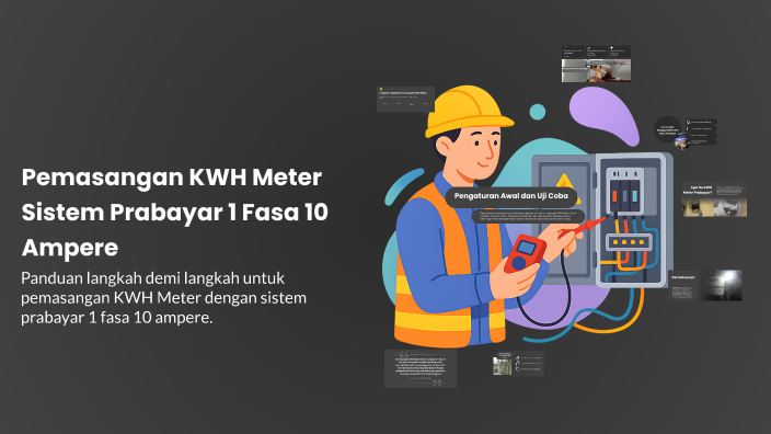 Pemasangan KWH Meter Sistem Prabayar 1 Fasa 10 Ampere by Rafi01 ...
