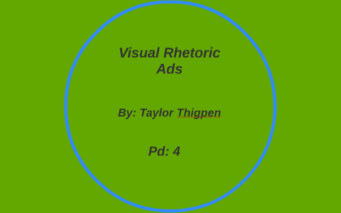 Visual Rhetoric Ad by Taylor Thigpen on Prezi