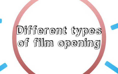 Different types of film opening by Hayley Wardrop on Prezi