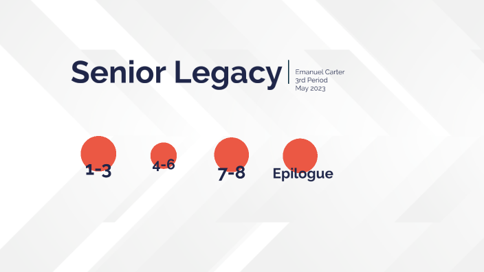 Senior Legacy Project by Manny Carter on Prezi
