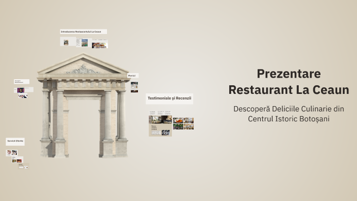 Prezentare Restaurant La Ceaun by andreea buchir on Prezi