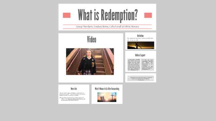 What is Redemption? by on Prezi
