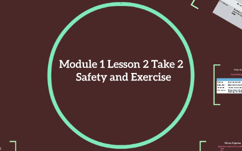 Module 1 Lesson 2 Take 2; Safety and exercise by Deborah Campbell on Prezi