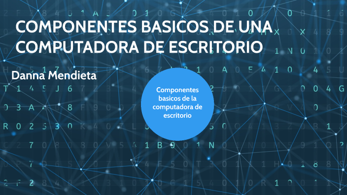 COMPONENTES BASICOS DE UNA COMPUTADORA DE ESCRITORIO by Danna Mendieta ...