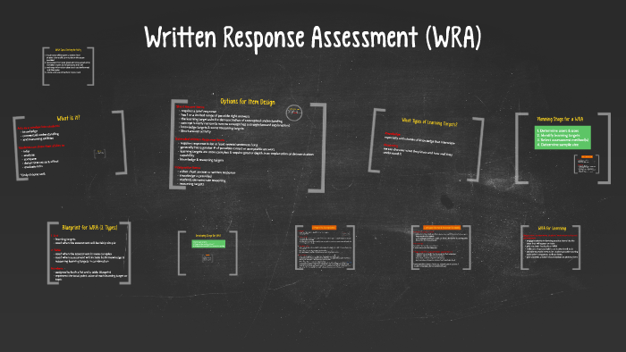 Written Response Assessment by Written Response on Prezi